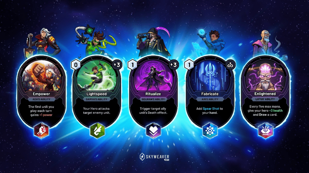 Skyweaver Monumental Patch: Neue Heldenfähigkeiten und 100+ Karten